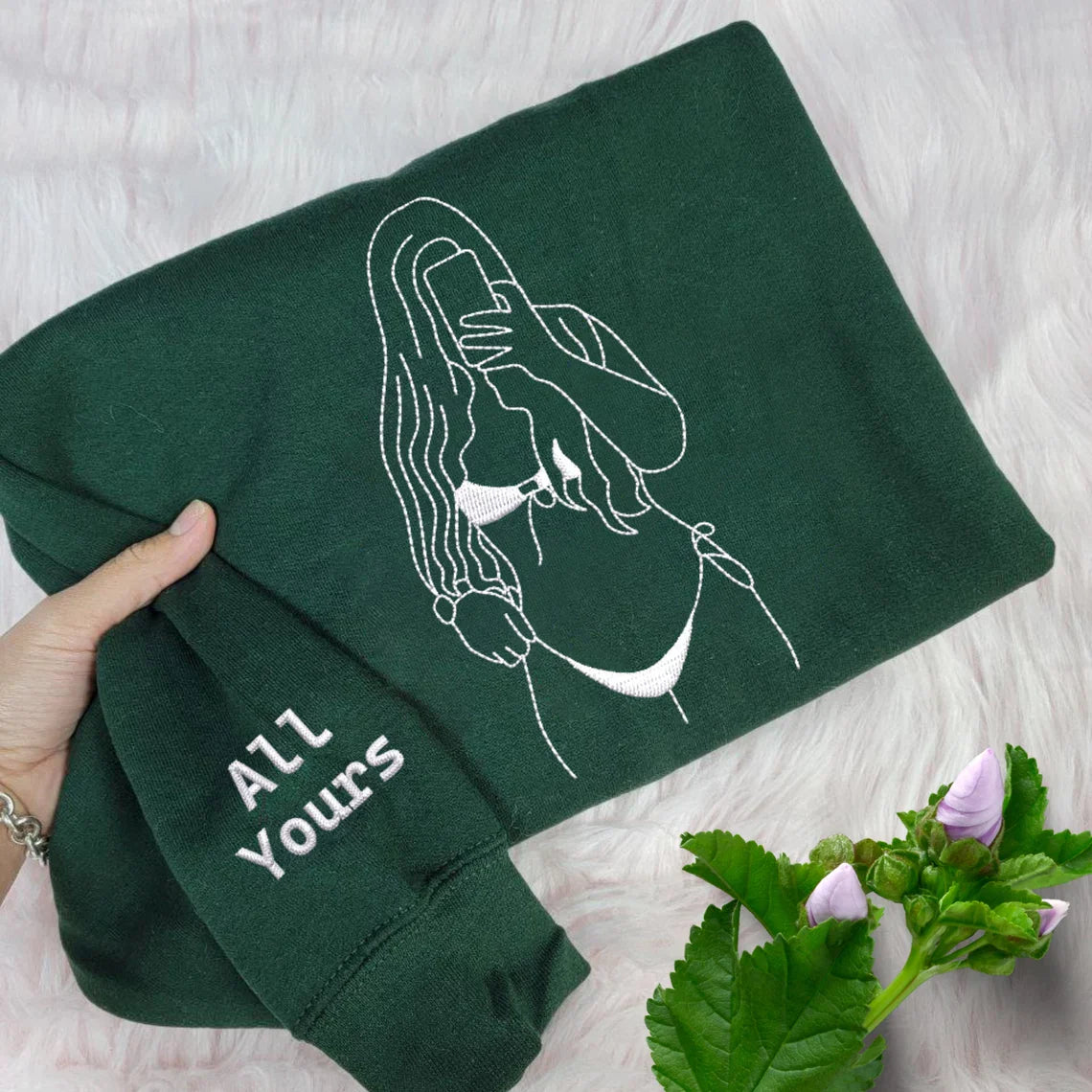 Custom Embroidered Spicy Sweatshirt – Met Custom